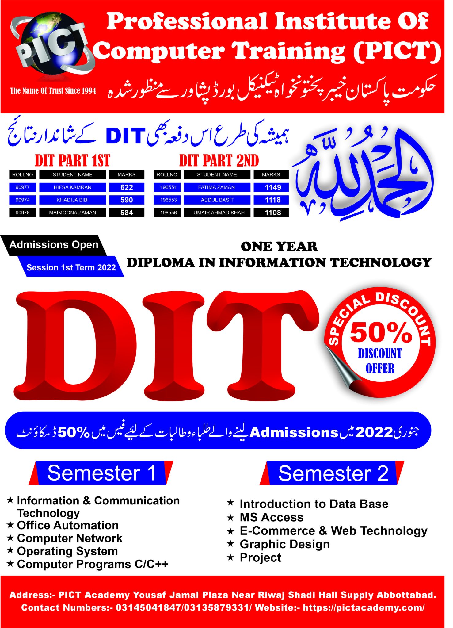 Diploma Courses – pictacademy.com
